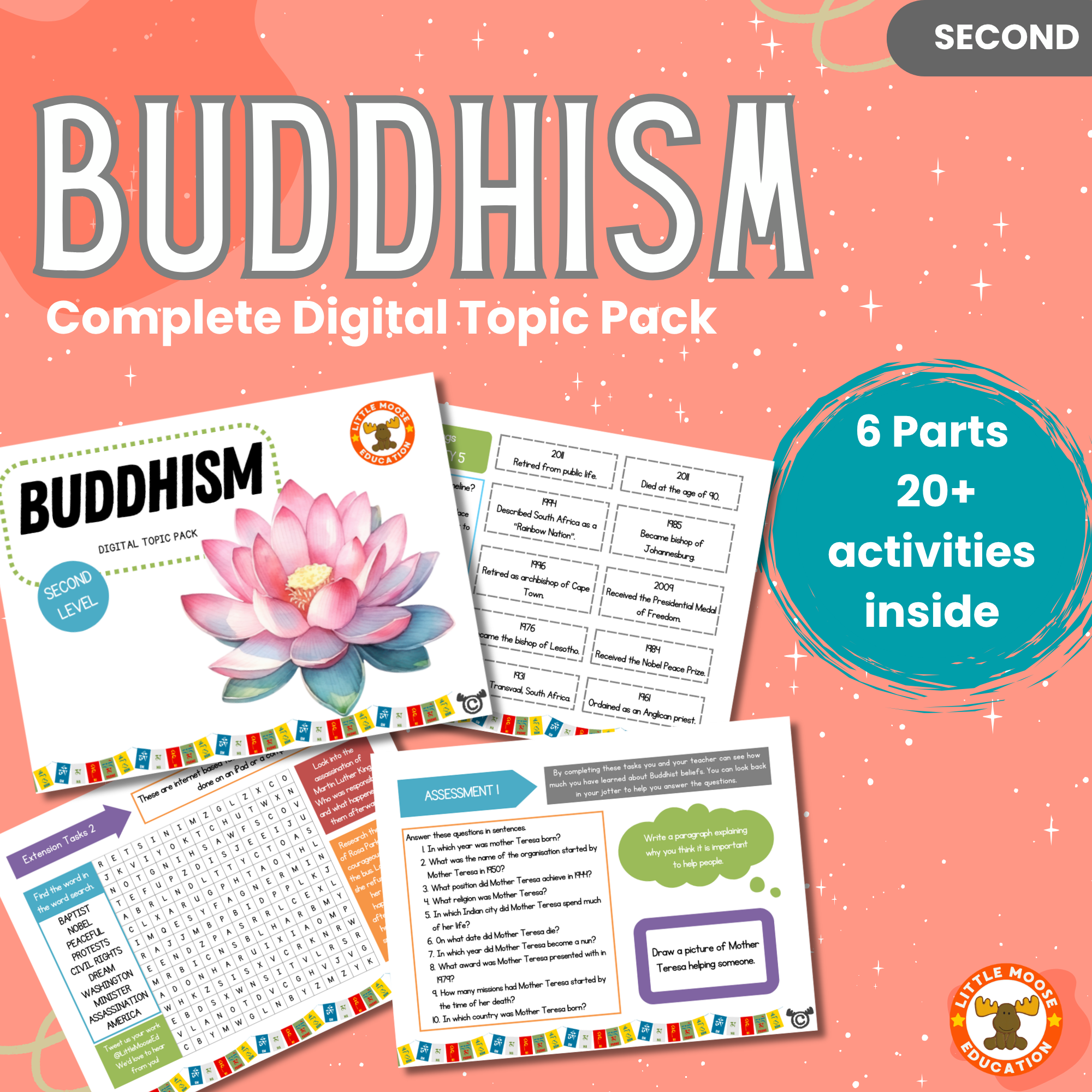 Buddhism - Digital Topic Pack | Little Moose Education