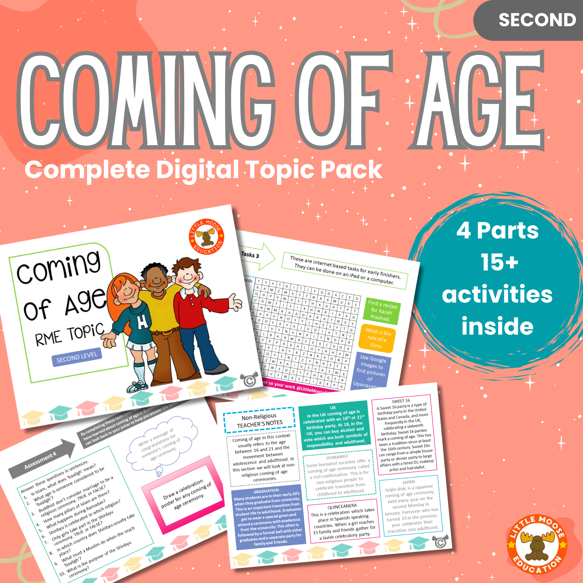 Coming of Age - Digital Topic Pack | Little Moose Education