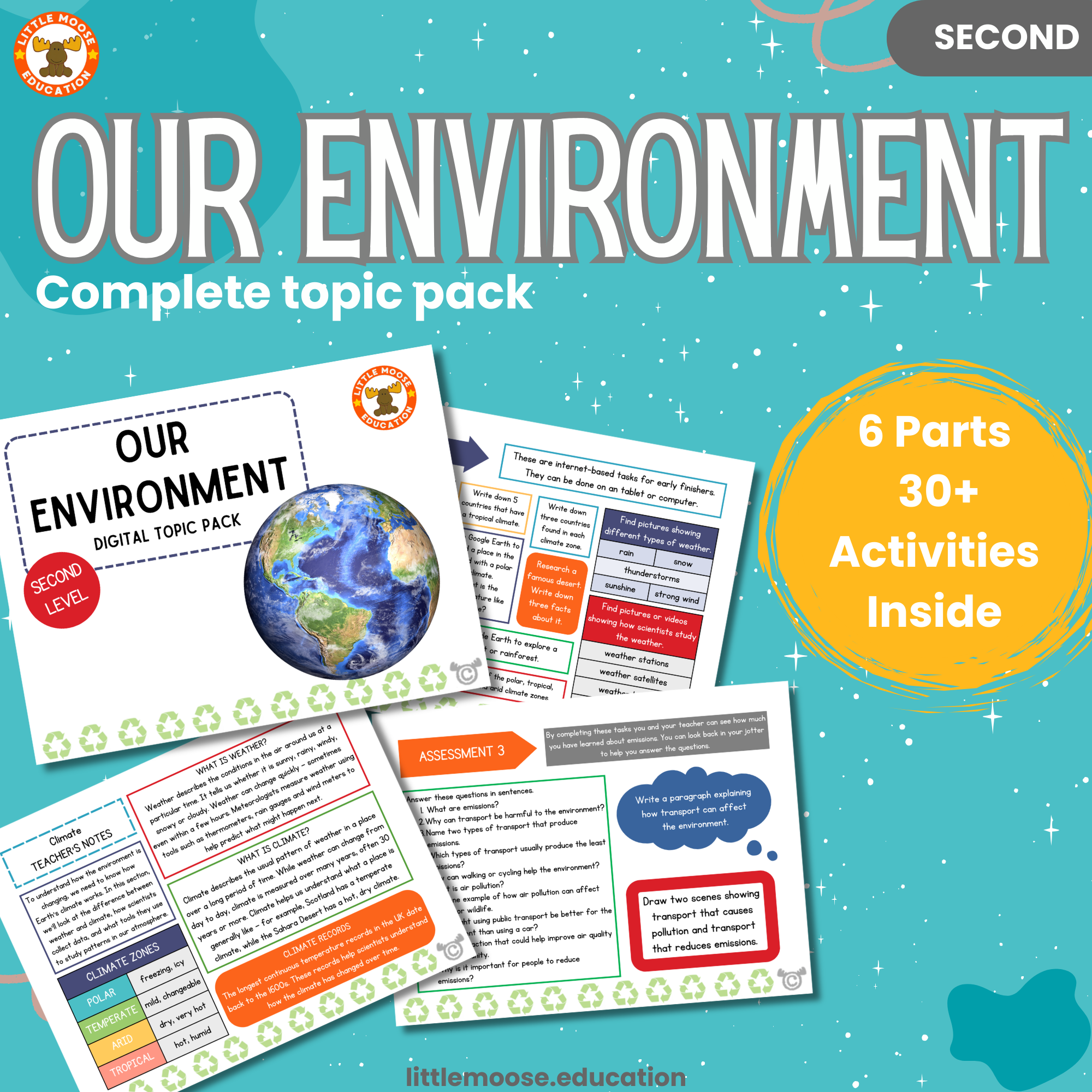 Our Environment - Digital Topic Pack | Little Moose Education